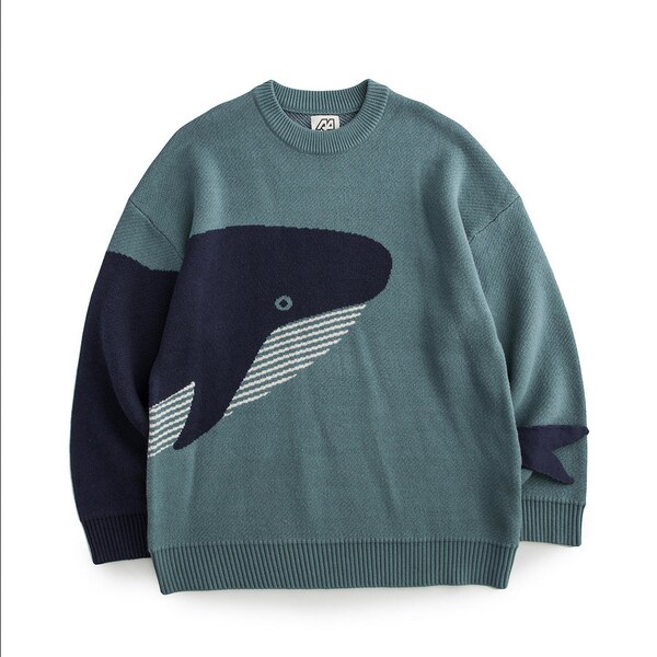 Whale Sweater - Etsy