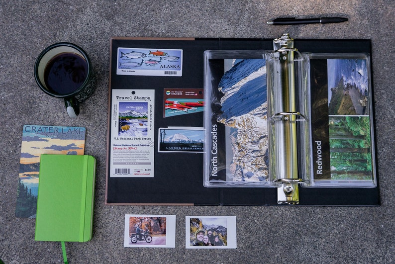 National Park Map Binder - Etsy