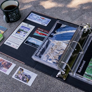 National Park Map Binder - Etsy