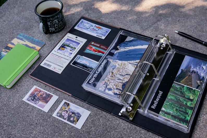 National Park Map Binder - Etsy