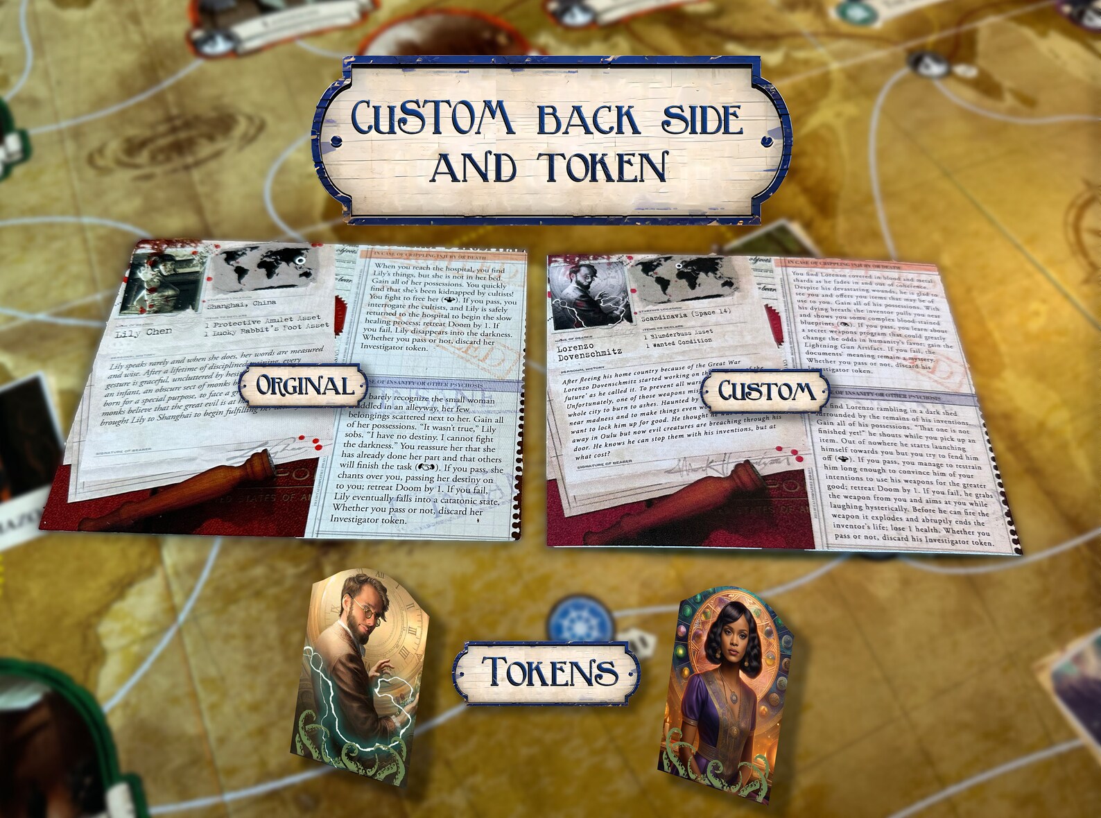 Custom Investigator for Eldritch Horror - Etsy