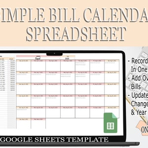 Google Sheets Budget, Bill Tracker, Expense Tracker, Paycheck Budget ...