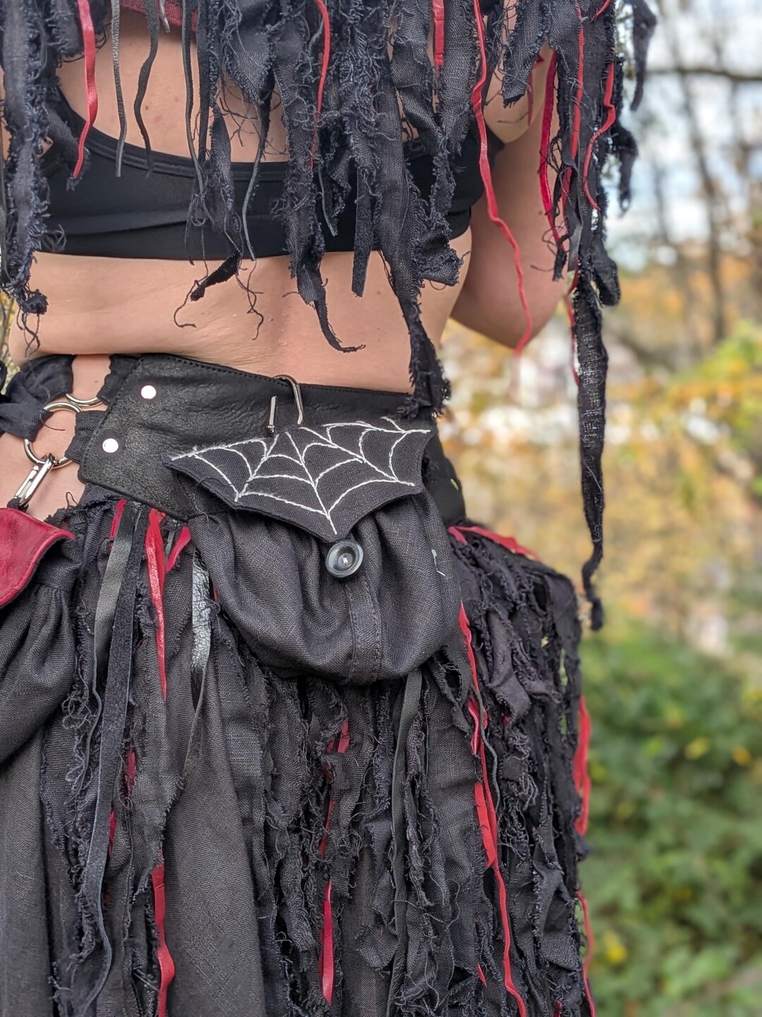 Renaissance Faire Spider Web Belt Pouches - Etsy