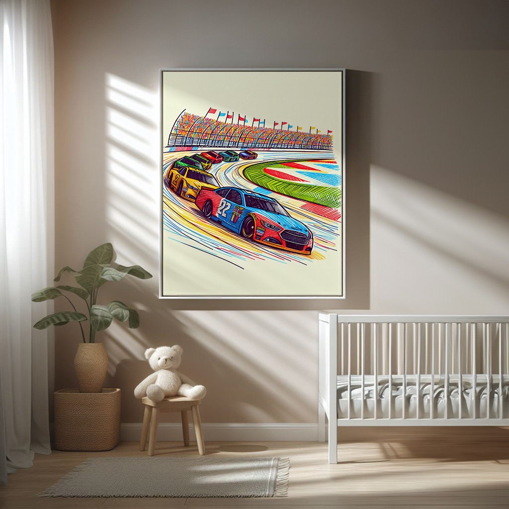 Race Car Nursery, Racing Nursery Decor, Boy Room Decor - Etsy