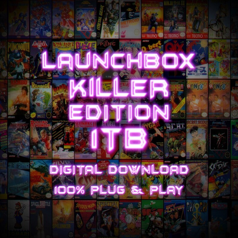 Bigbox Launchbox 1TB Digital Download %100 Plug and Play Arcade Game Retro Rog Ally / Lenovo ...