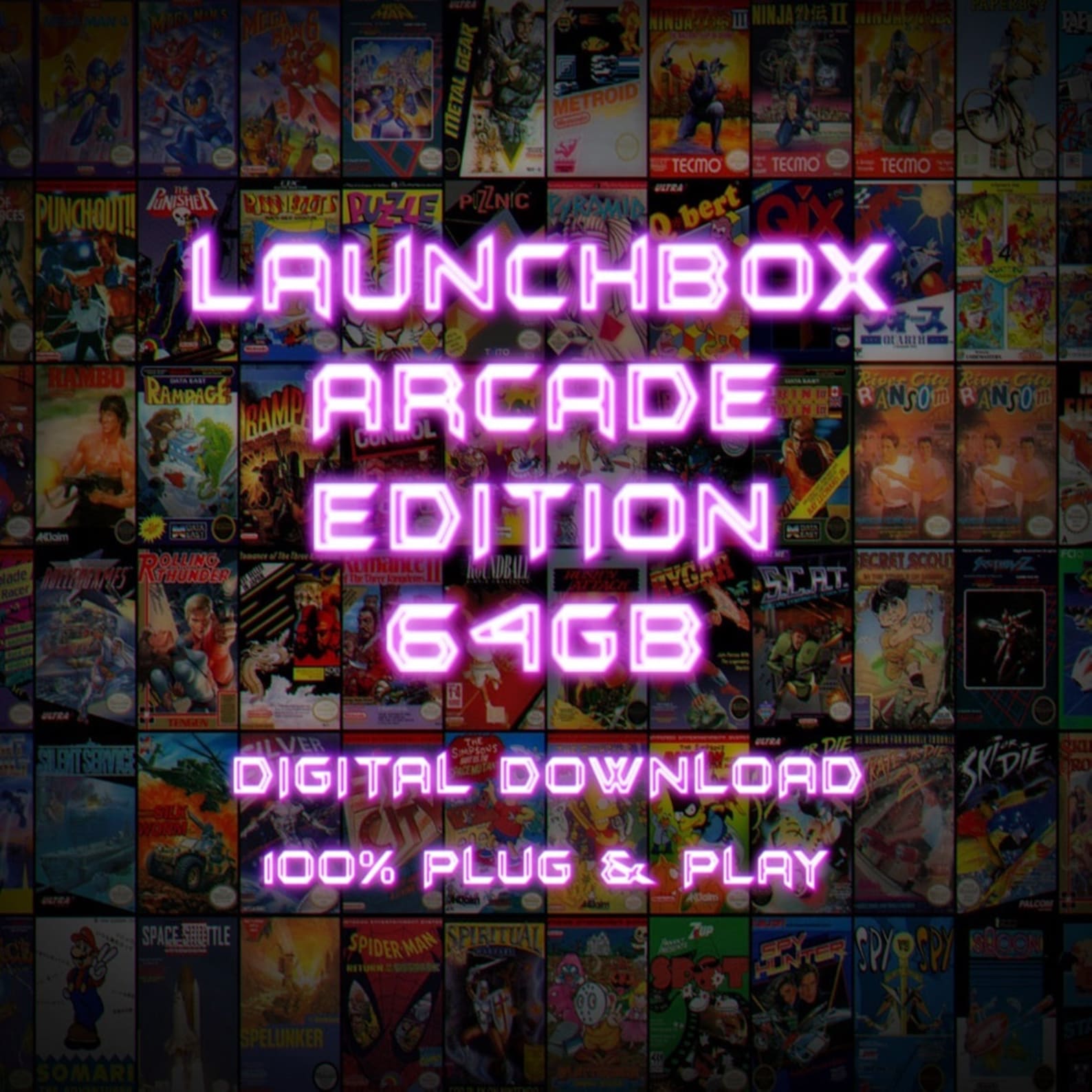 Bigbox Launchbox 64GB Digital Download %100 Plug and Play Arcade Game ...