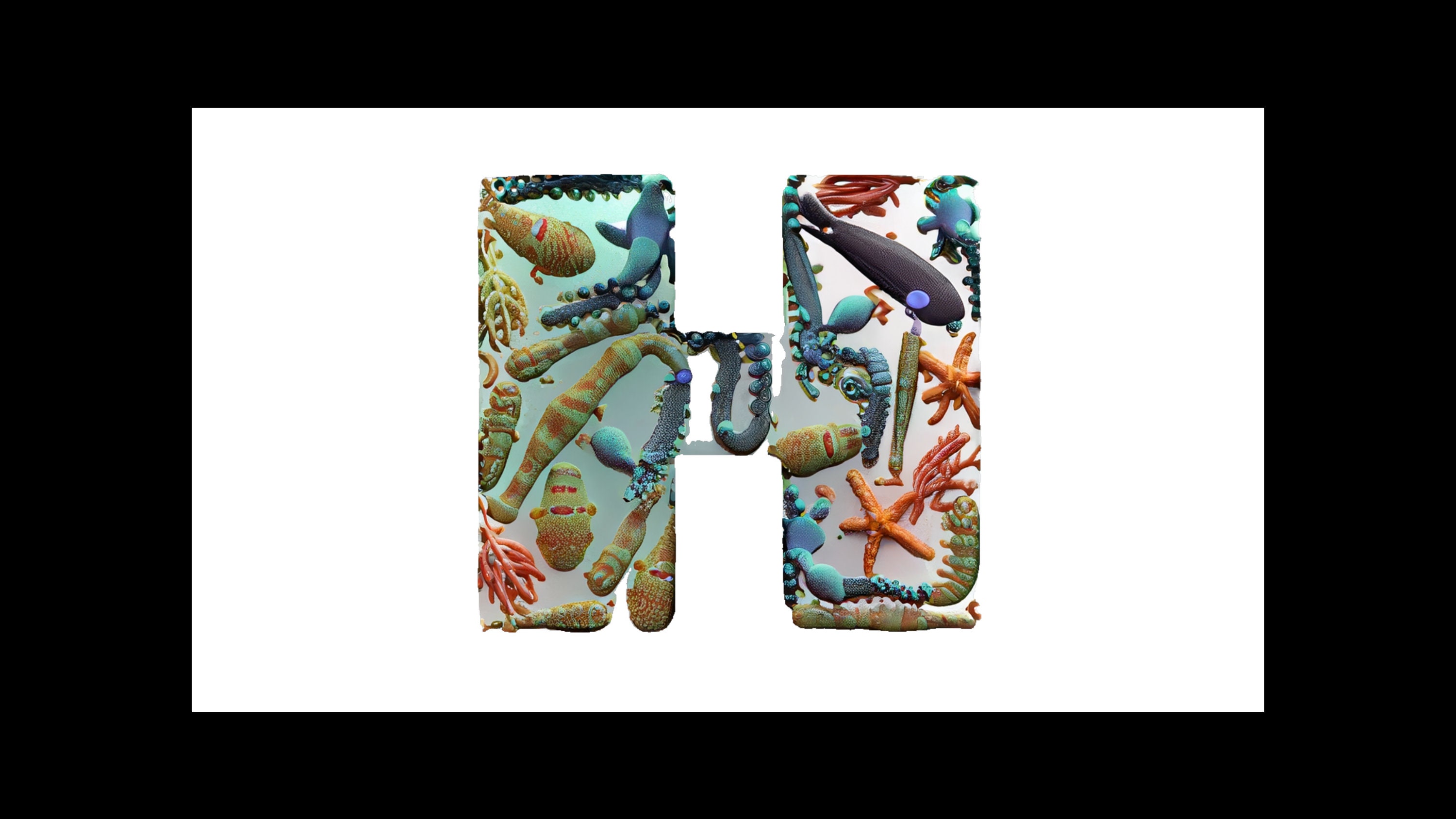 Coral Shape Lettersclipart Alphabet Letters Commercial - Etsy