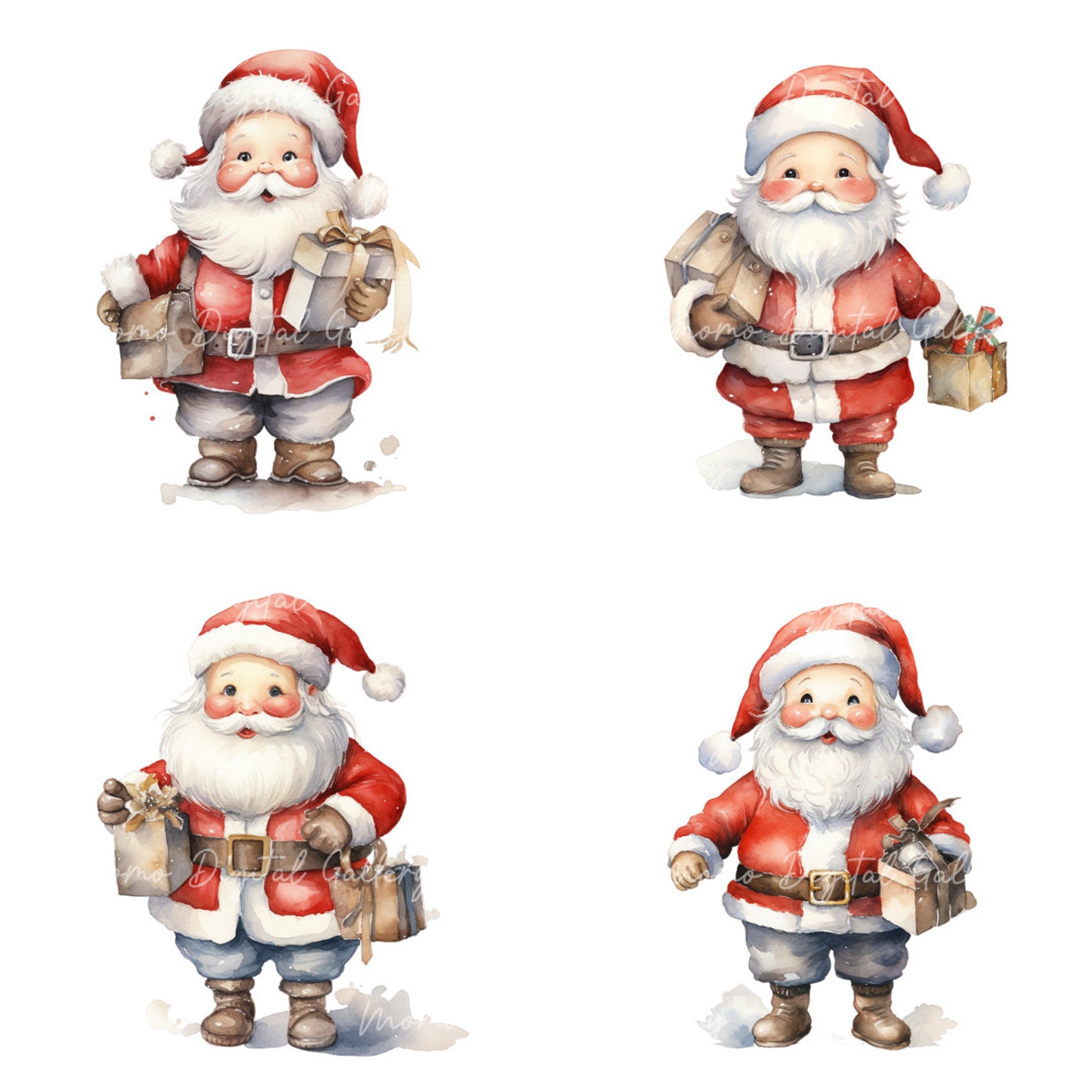 Christmas Clipart, Santa Claus Clipart, Christmas Santa PNG, Santa ...