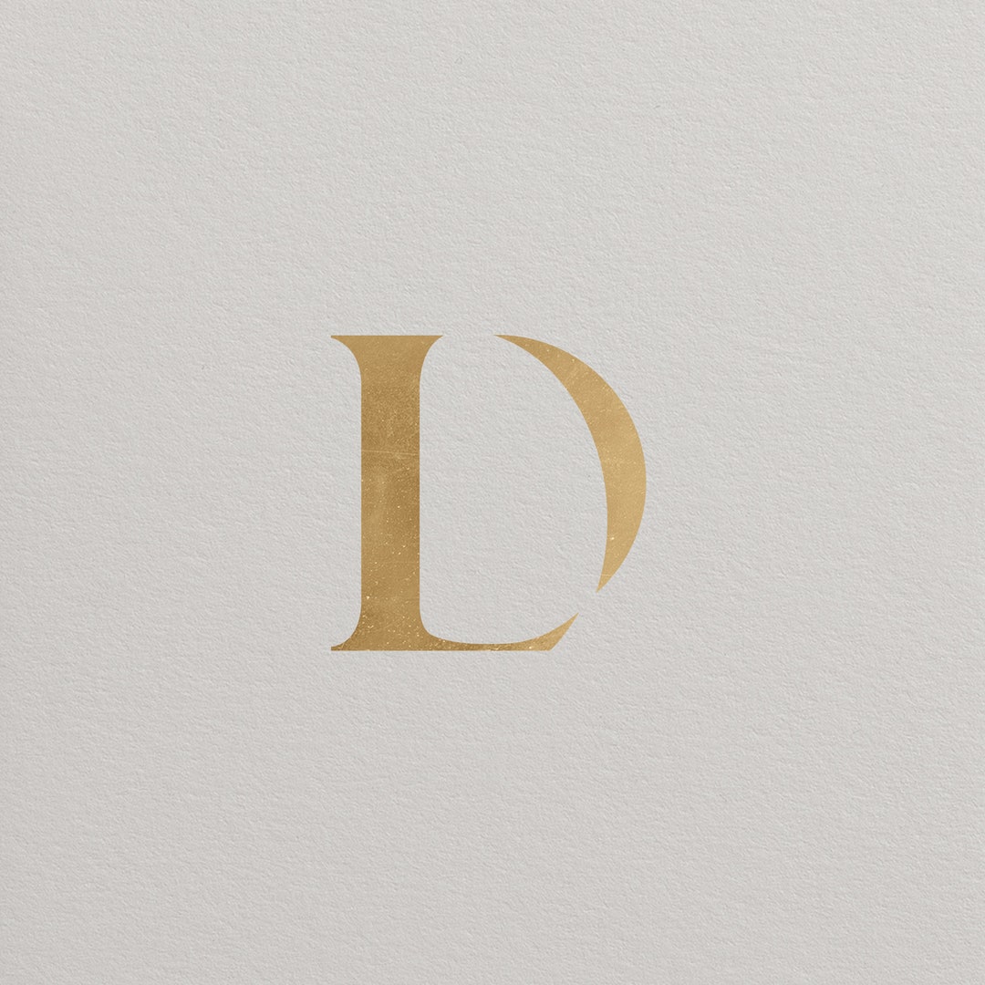 LD Wedding Monogram, Premade Wedding Logo, Wedding Invitation, Couple ...