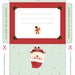 Christmas Printable Envelope for Children / Christmas Envelope for ...