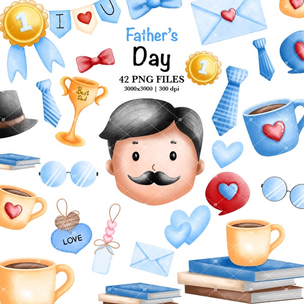 Fathers Day Clip Art - Etsy