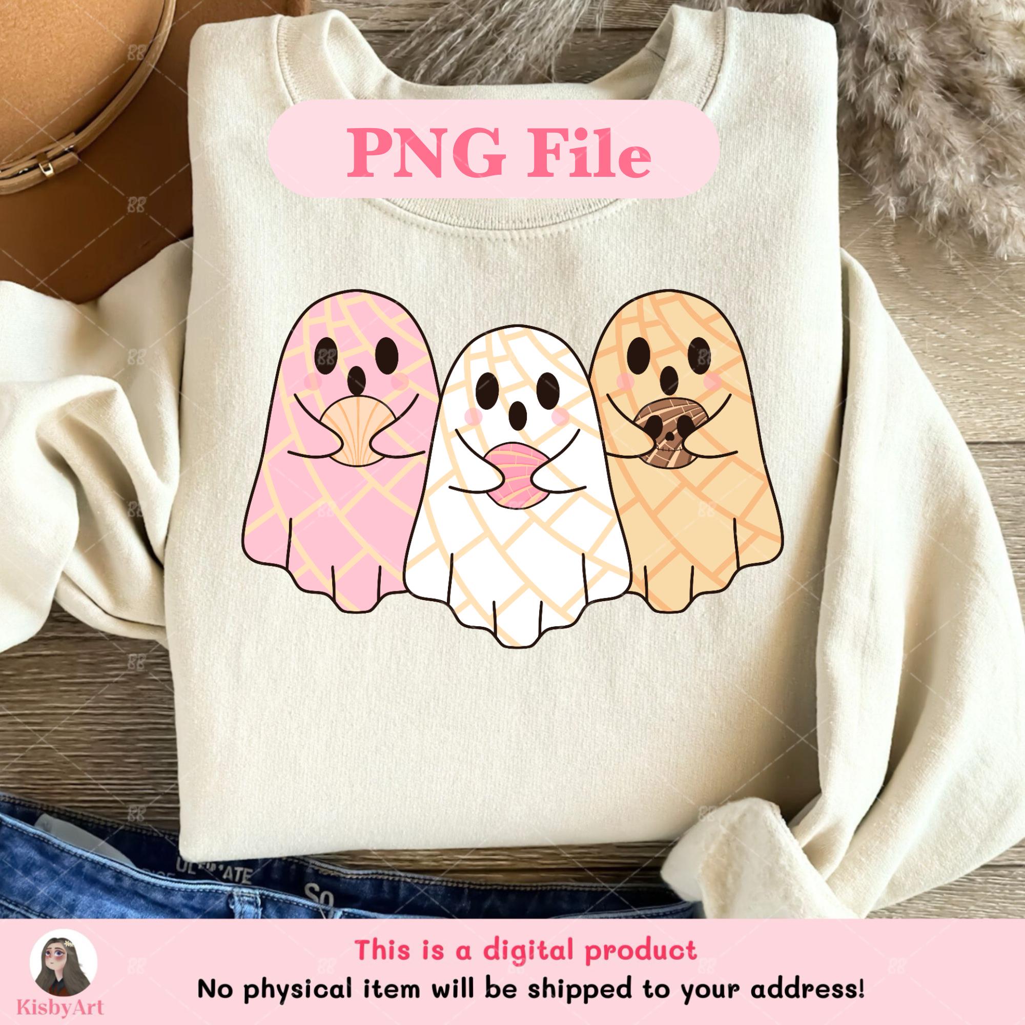 Halloween Conchas Ghost PNG Bundle: Espooky Season Clip Art (digital ...