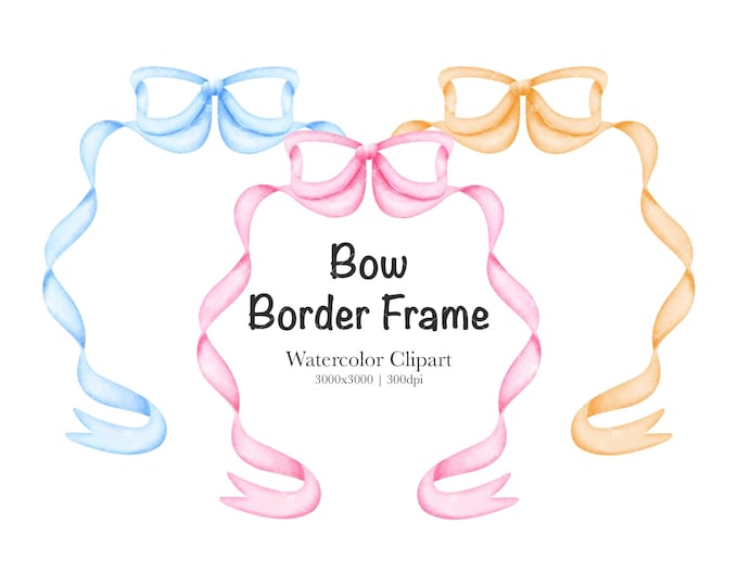 Pink Coquette Ribbon Bow Crest Frame PNG SVG Clipart Romantic Crest ...