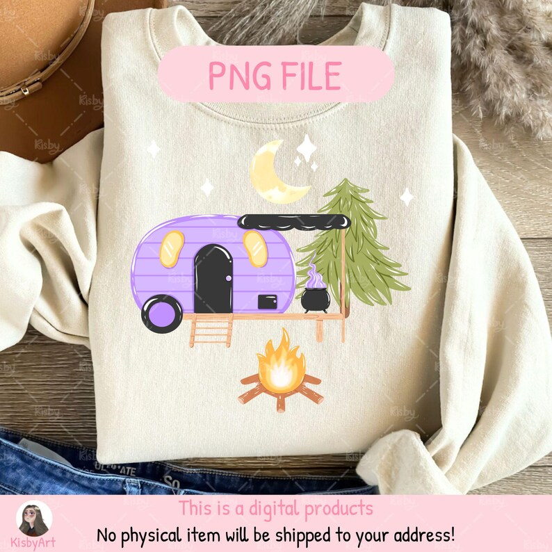 Ghost Camping PNG Clipart Set, Spooky Campfire Halloween Clip Art, Cute ...