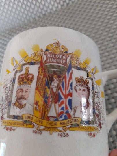 Vintage King and Queen Coronation Cup British Royal Family 1930s - Etsy