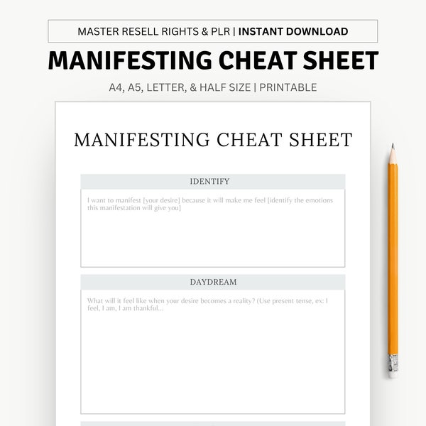 Adhd Cheat Sheet - Etsy