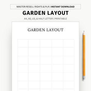 Printable Garden Layout 3 Planner - Organize Your Green Space With 3 ...