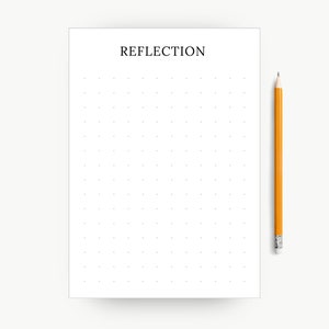Reflection Printable Notes Page Notes Template Note Taking Writing ...