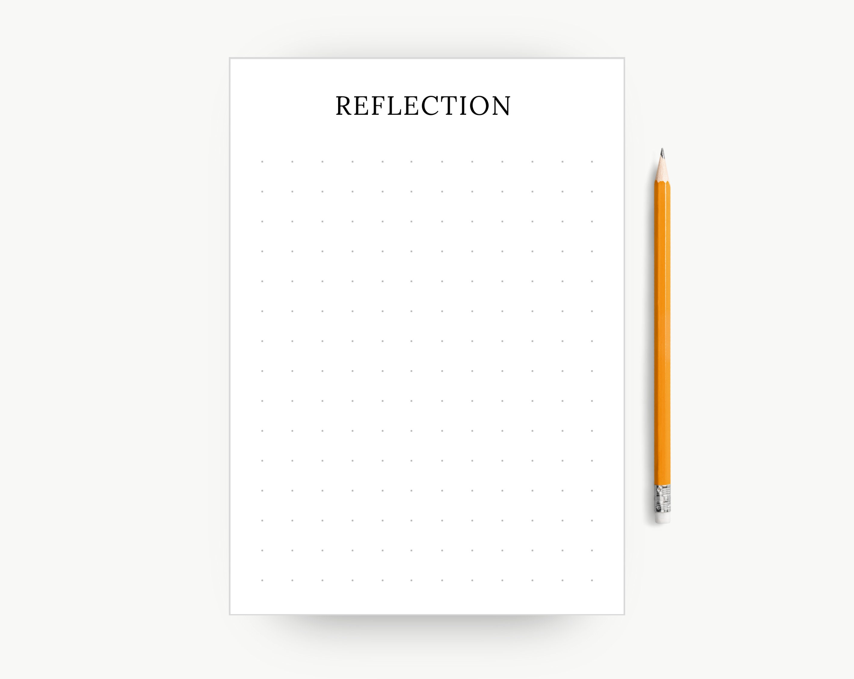 Reflection Printable Notes Page Notes Template Note Taking Writing ...