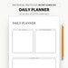Printable Daily Planner Fillable Daily to Do List Productivity Planner ...
