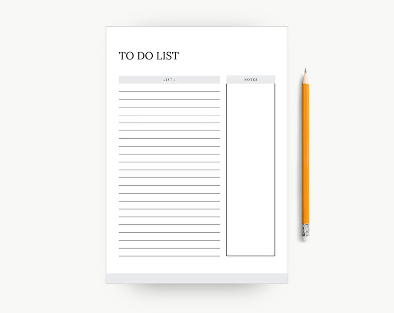 To Do Lists Task Lists Printable Daily Task List Template PDF Daily ...
