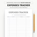 Expense Tracker Printable, Budget Planner, Spending Tracker, Expense ...