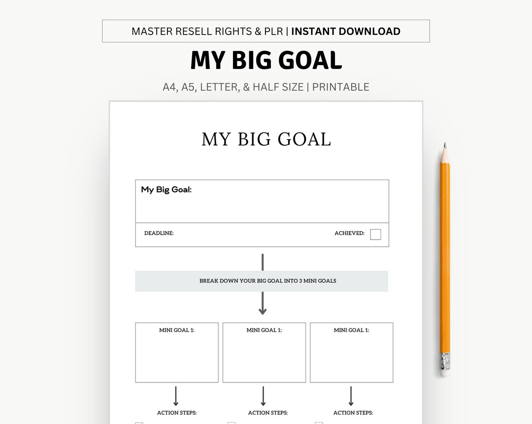 Printable Planner Pages Daily Productivity Work Sheet Organizer ...
