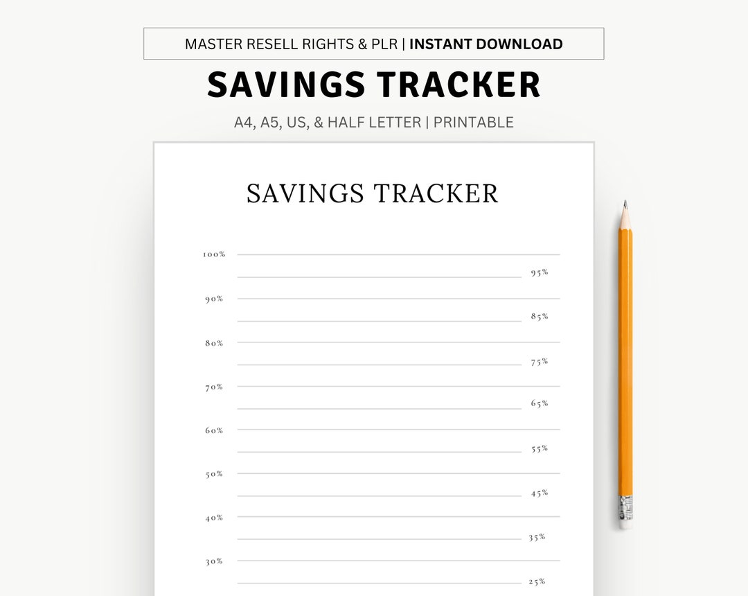 Money Savings Tracker, Ultimate Monthly Budget Planner Page, Finance ...