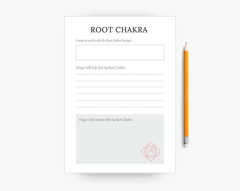 Root Chakra Instant Download Printables - Energize Your Space With ...