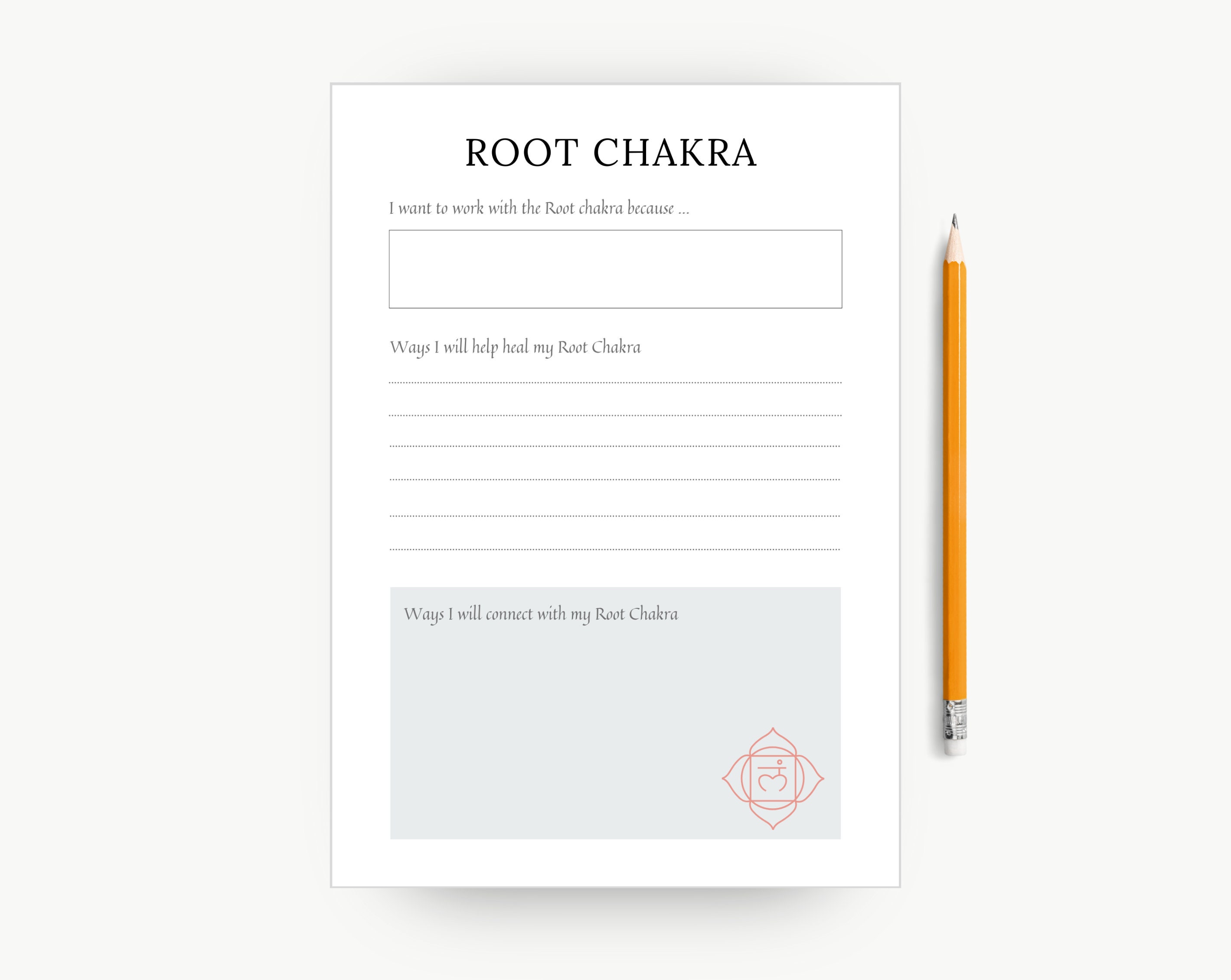 Root Chakra Instant Download Printables - Energize Your Space With ...