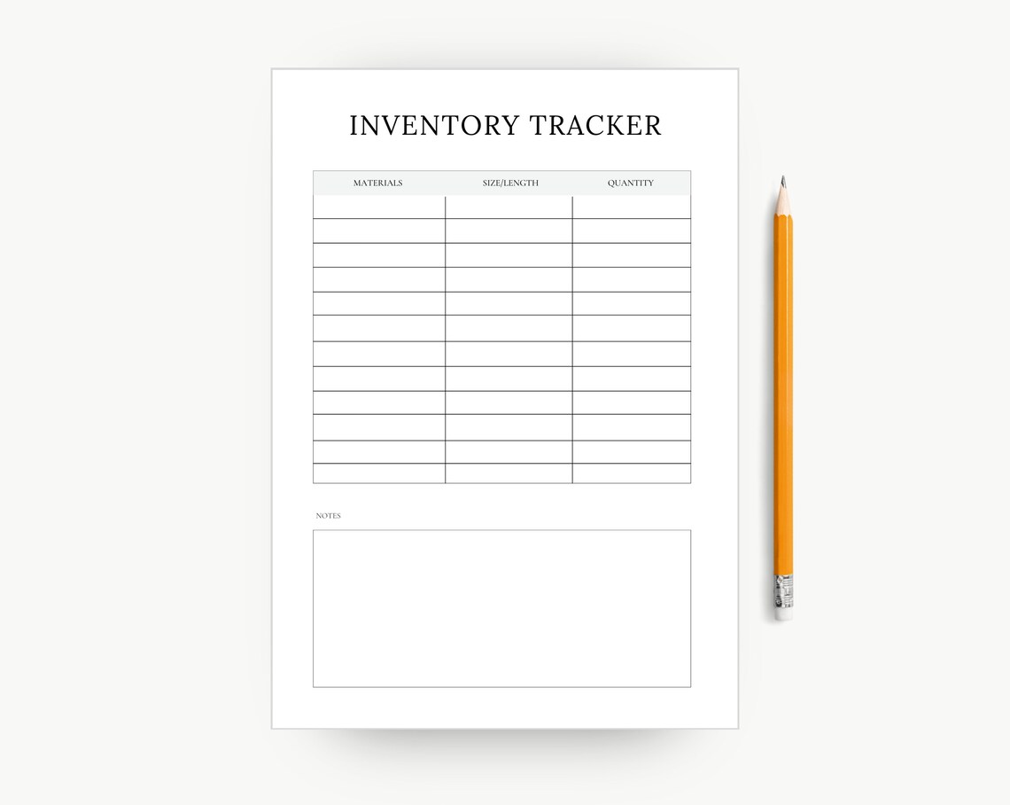 Inventory Tracker, Online Shop Tracker, Inventory Management Sheet ...