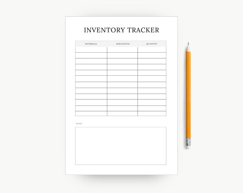 Inventory Tracker, Online Shop Tracker, Inventory Management Sheet ...
