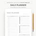 Printable Daily Planner Fillable Daily to Do List Productivity Planner ...