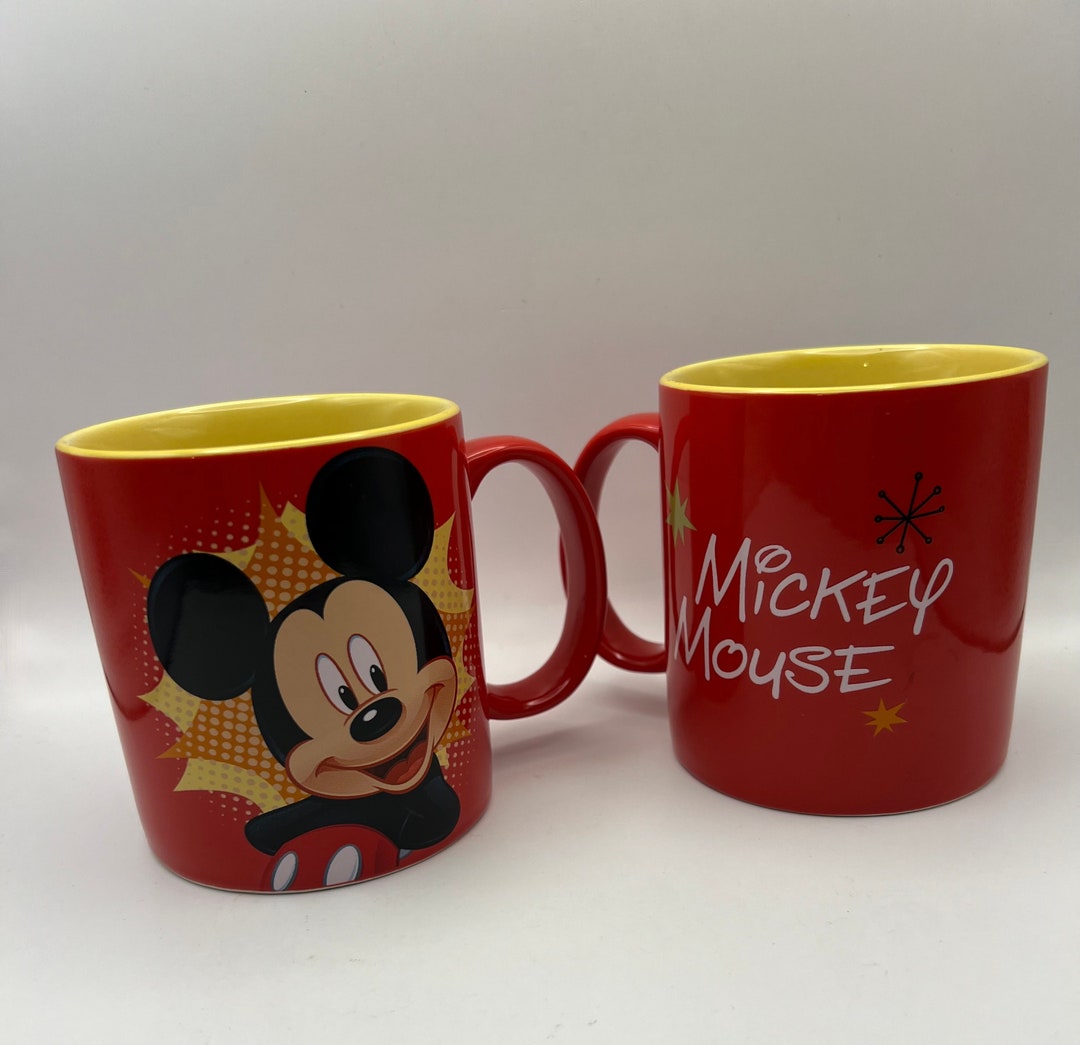 Mickey Mouse Mug - Set of 2 - Etsy