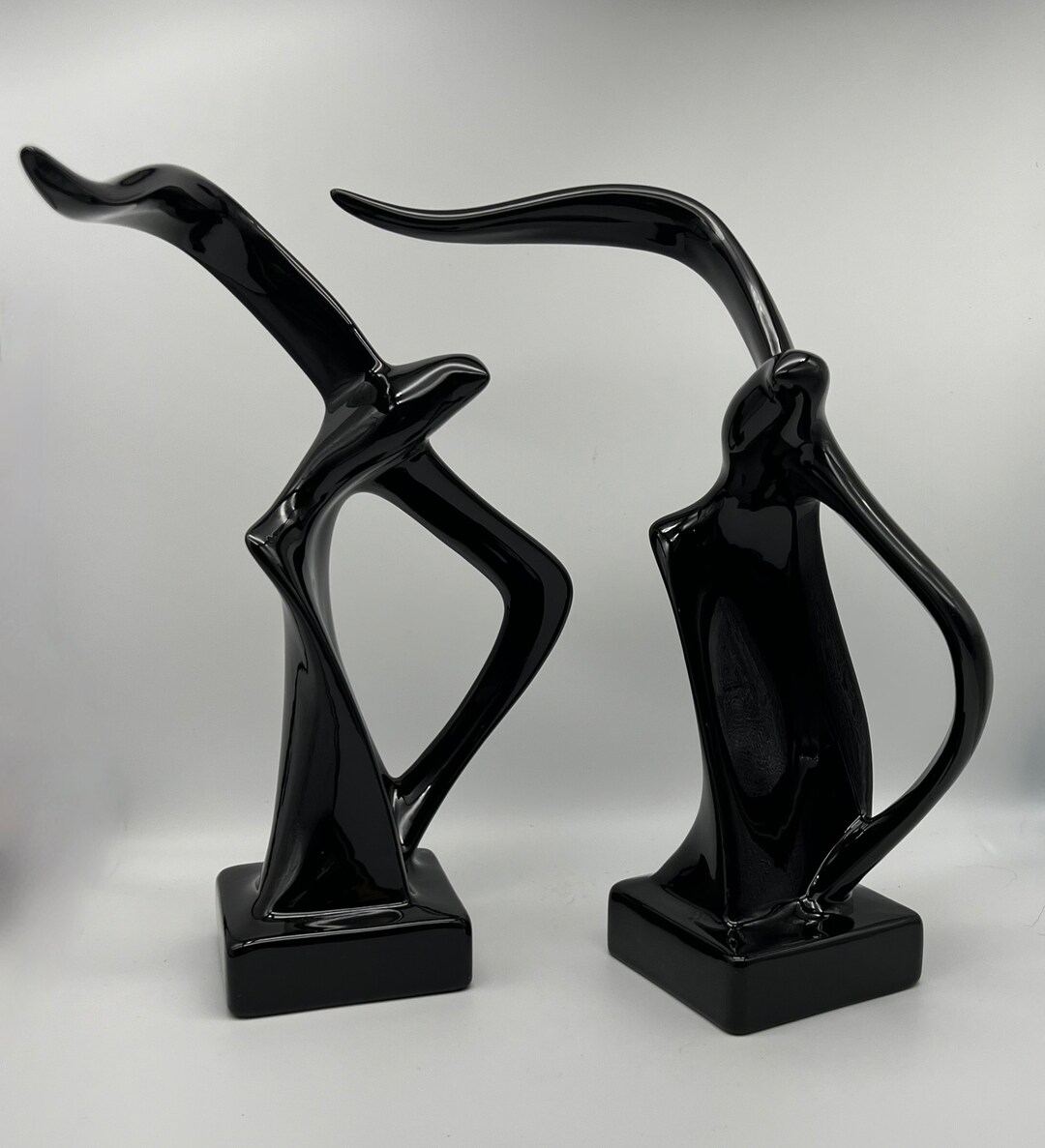 MCM Ceramic Seagull Sculptures Set of 2 - Etsy