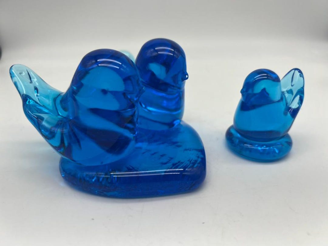 Vintage Double Bluebird of Happiness and Baby Terra Studios Art ...