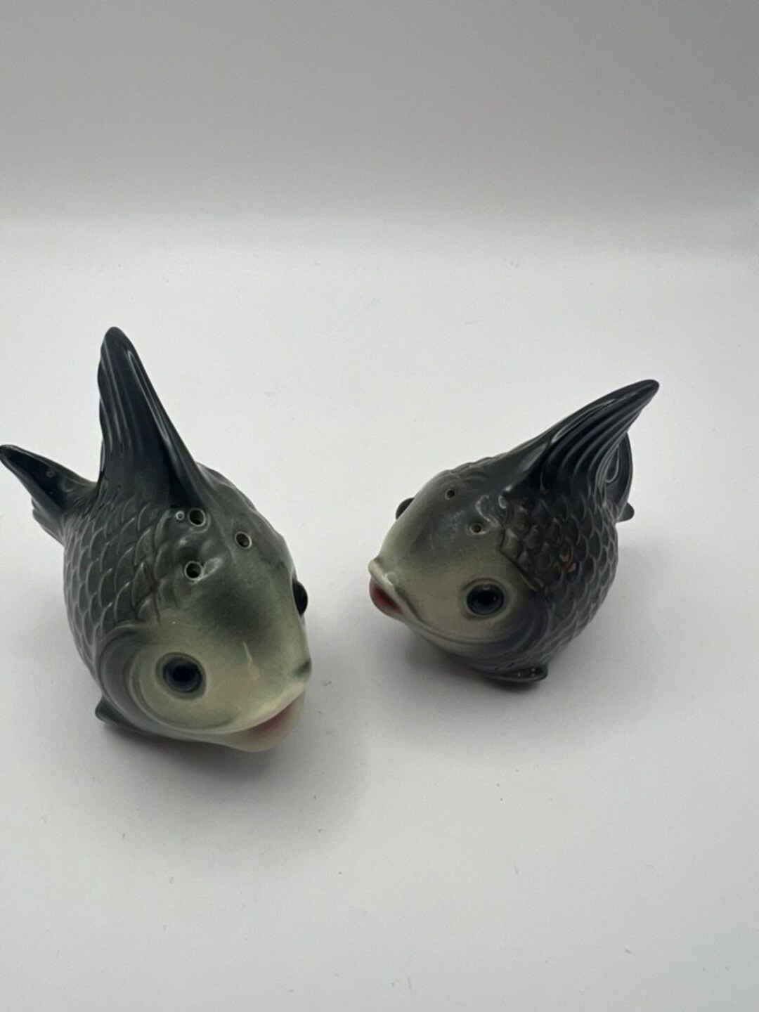 MCM Goebel Porcelain Fish Salt & Pepper Shakers - Etsy