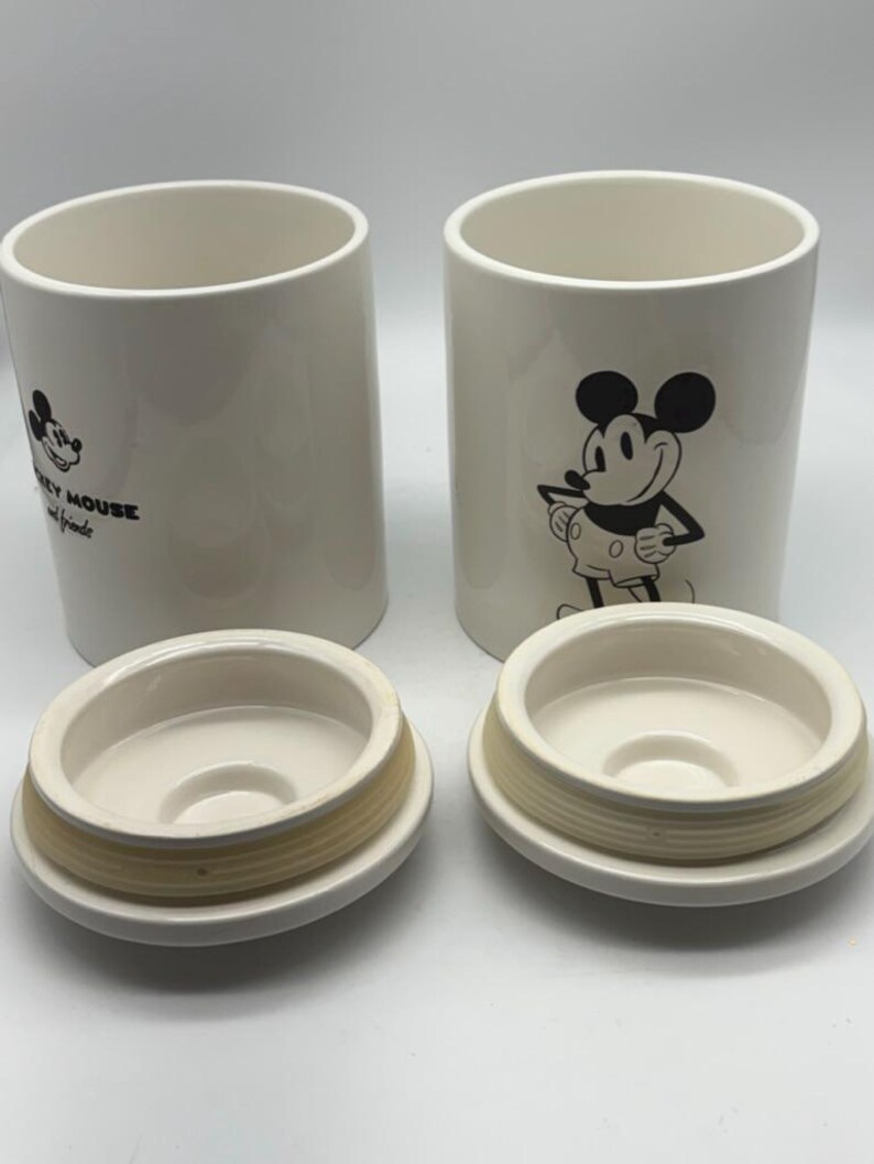 Disney Mickey and Minnie Mouse Canister Set - Etsy