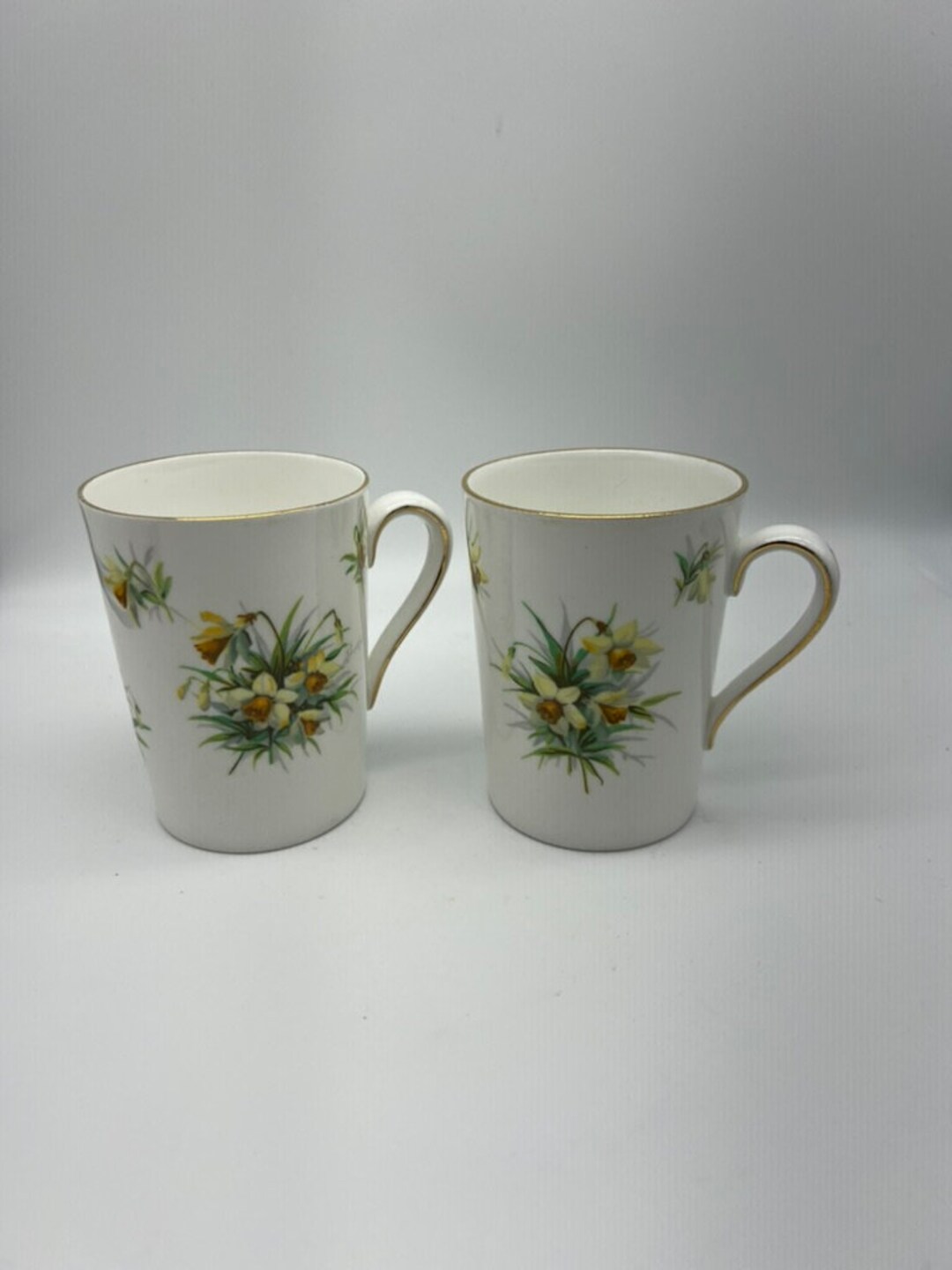 Vintage Hammersley & Co Bone China Tea Mug With Yellow Daffodils - Set ...