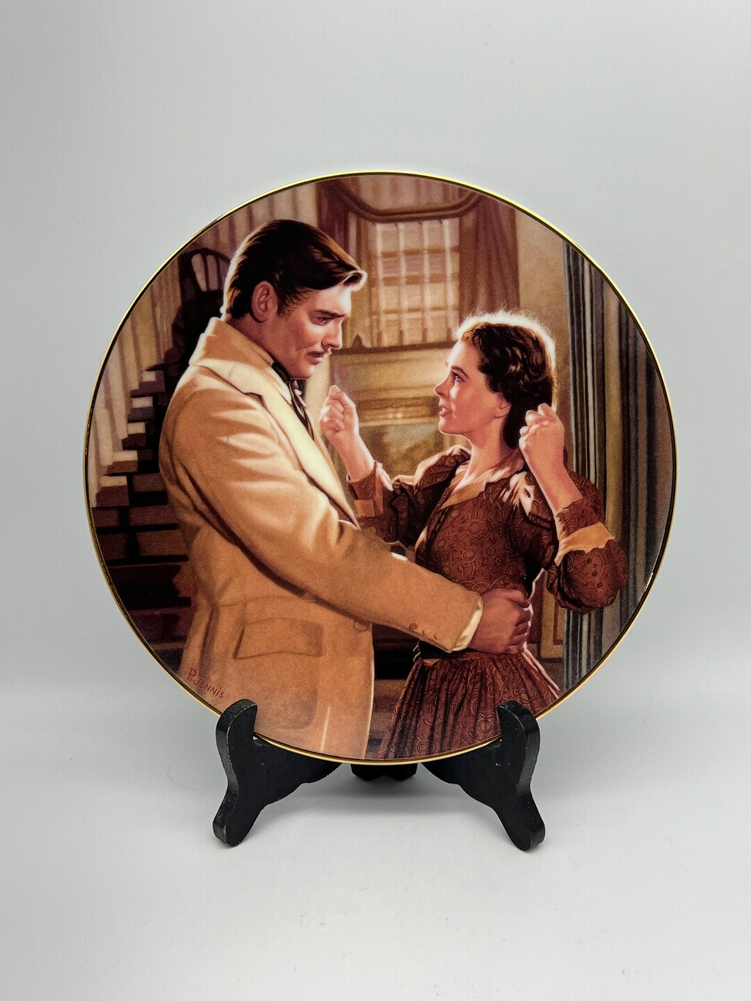 Vintage W.S. George Gone With the Wind Collector Plate Scarlett's Heart ...