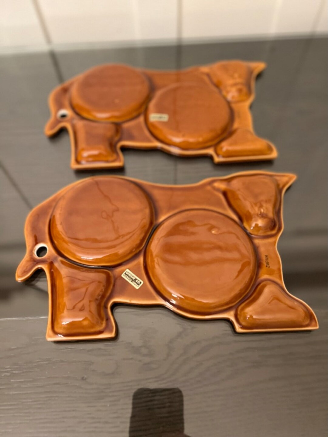 Cow Shaped Divided Hamburger Plates - Etsy