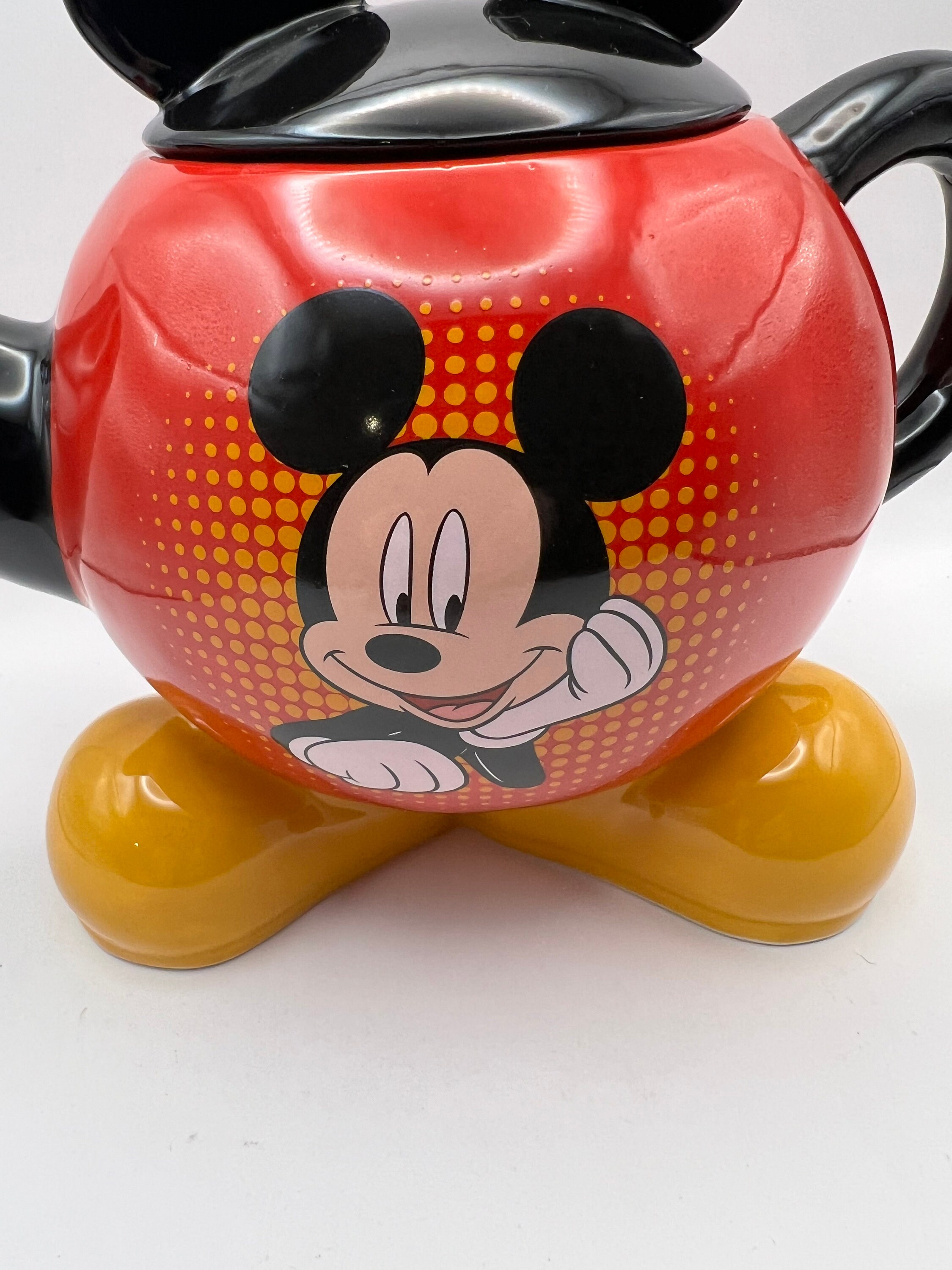 Disney Mickey Mouse 26 Oz Ceramic Teapot - Etsy