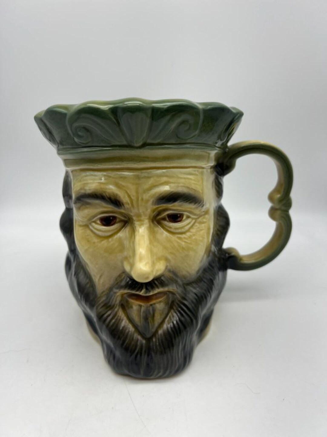 Vintage Kingston Pottery Toby Head Jug - King Henry 1st - Etsy