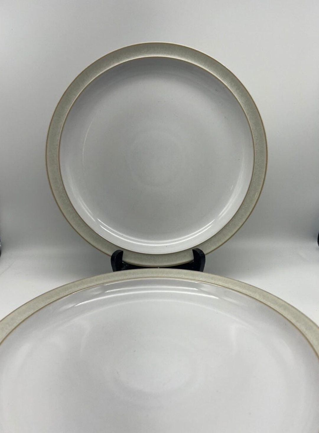 Denby "linen" Dinner Plates - Set of 4 - Etsy