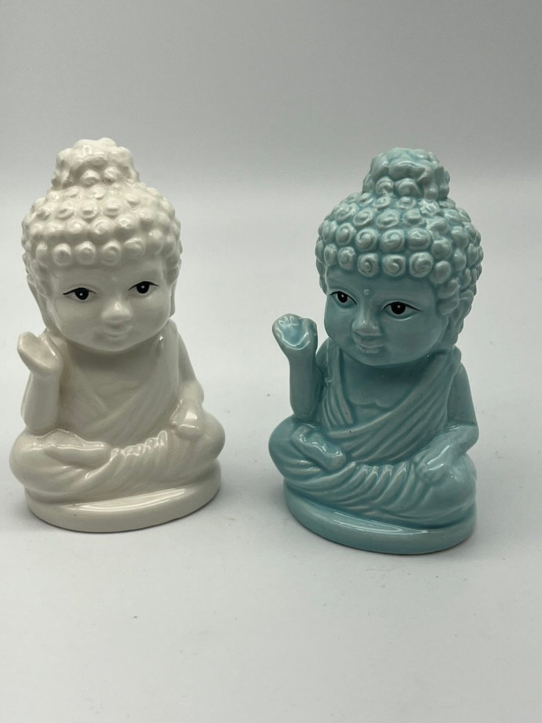 Buddha Salt & Pepper Shakers - Etsy