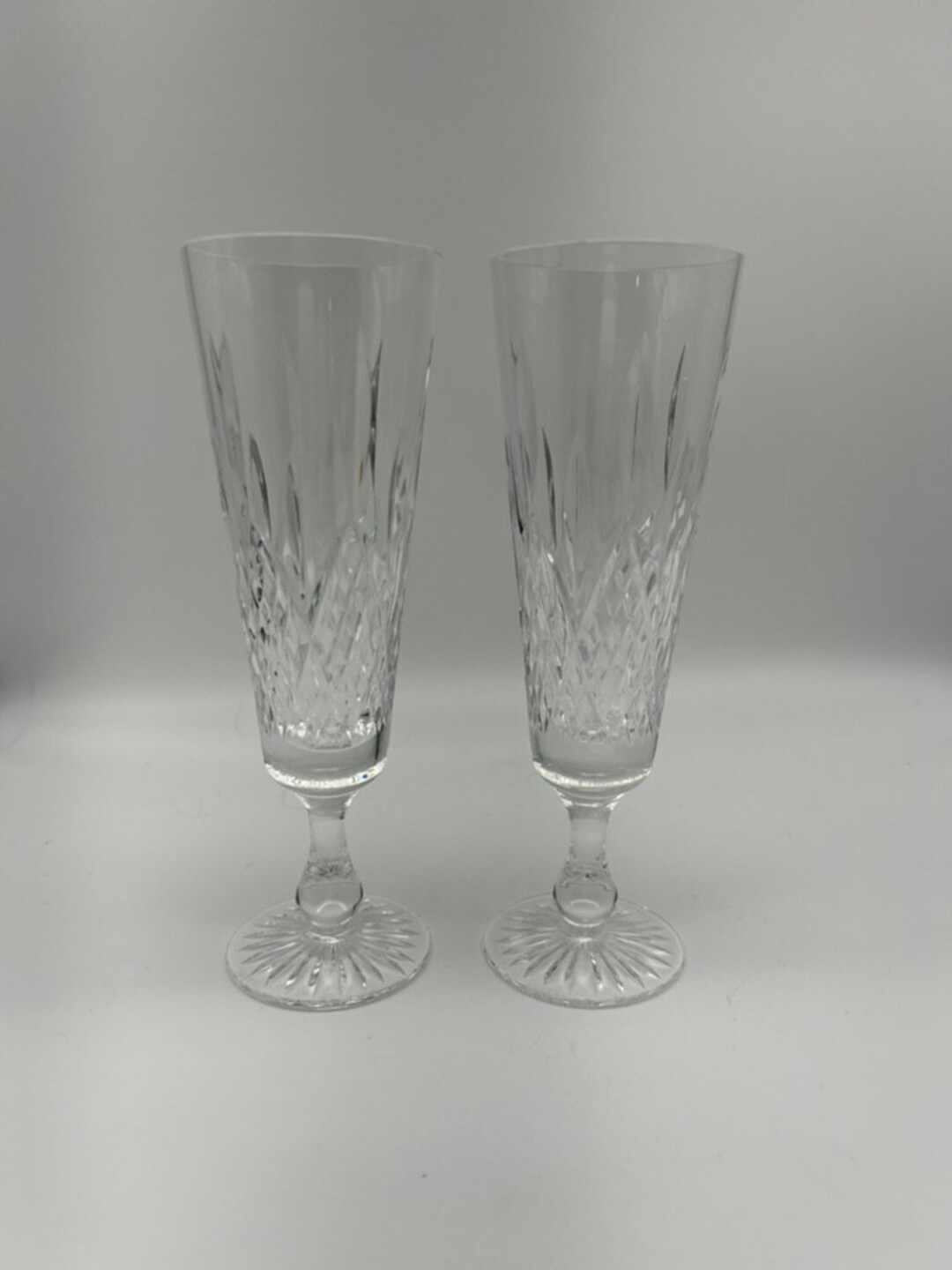 Stuart Crystal Hamilton Cut Champagne Flute - Set of 2 - Etsy