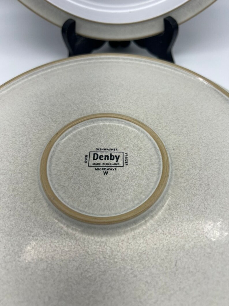 Denby "linen" Dinner Plates - Set of 4 - Etsy
