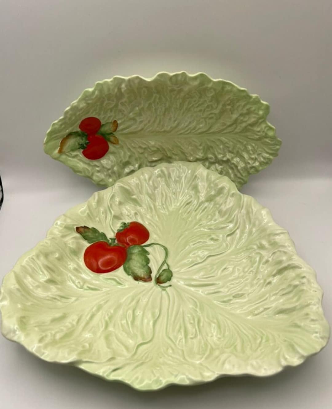 Vintage Carlton Ware Lettuce & Tomato Plates - Set of 2 - Etsy