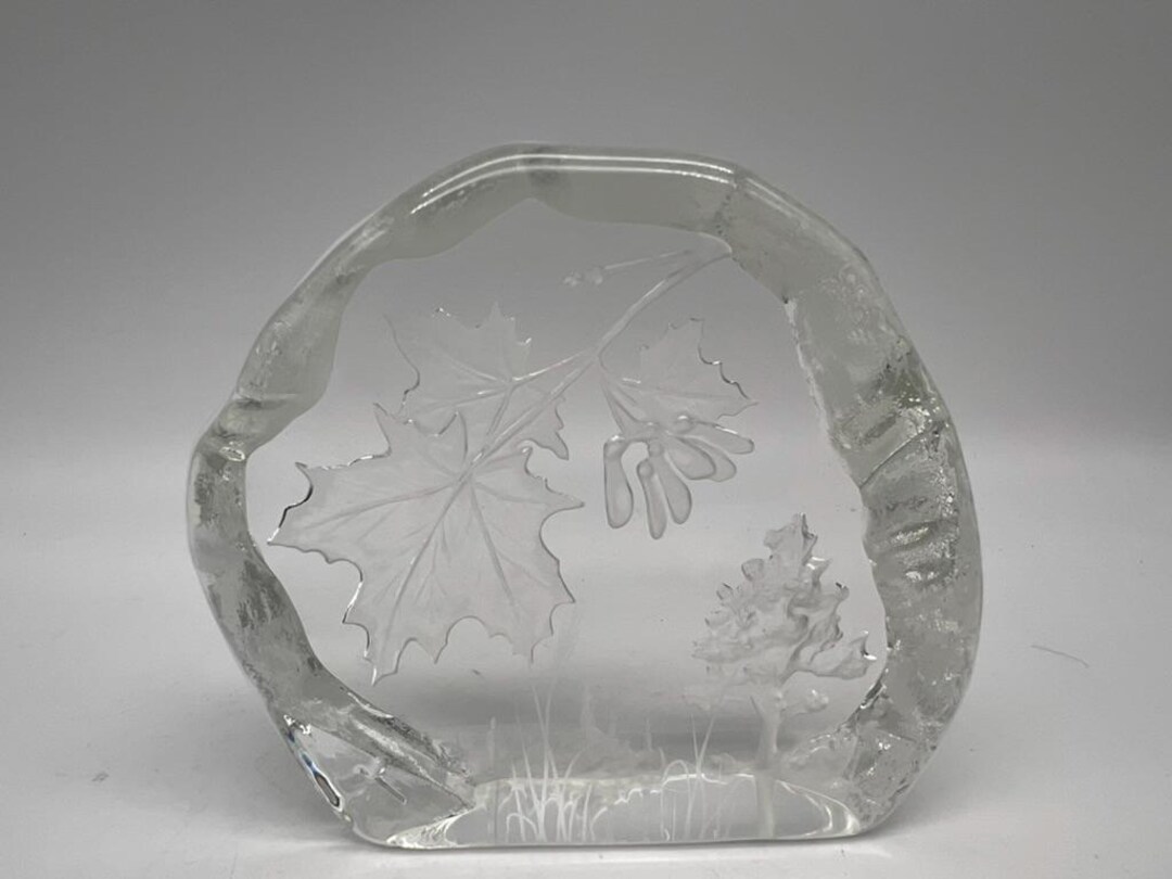 Vintage Dartington Capredoni Crystal Sculpture / Paperweight - Etsy