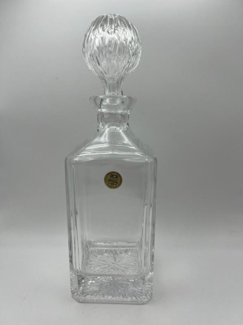 Stunning Vintage RCR Crystal Decanter - Etsy